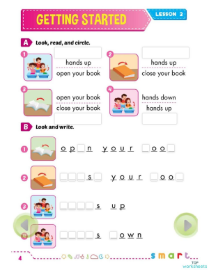 Getting Started - Lesson 2. Interactive worksheet | TopWorksheets