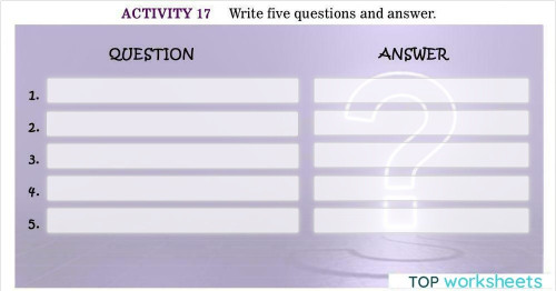 Interactive worksheets and online exercises in english | TopWorksheets