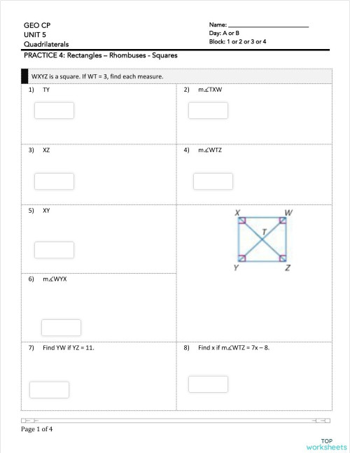 GU5 Practice 4. Interactive worksheet | TopWorksheets