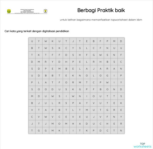 Berbagi Praktik baik. Lembar kerja interaktif | TopWorksheets