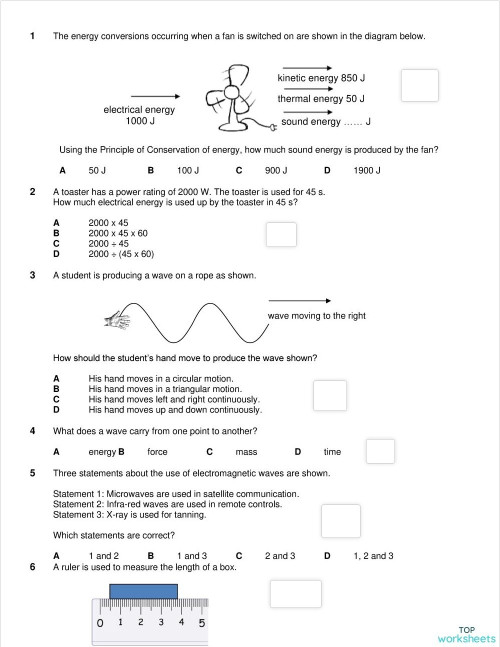 Wave Speed Problems. Interactive worksheet | TopWorksheets