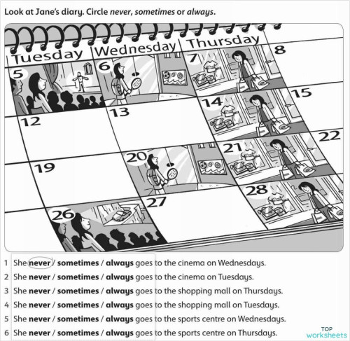 4th grade Unit 7 level 3. Interactive worksheet | TopWorksheets