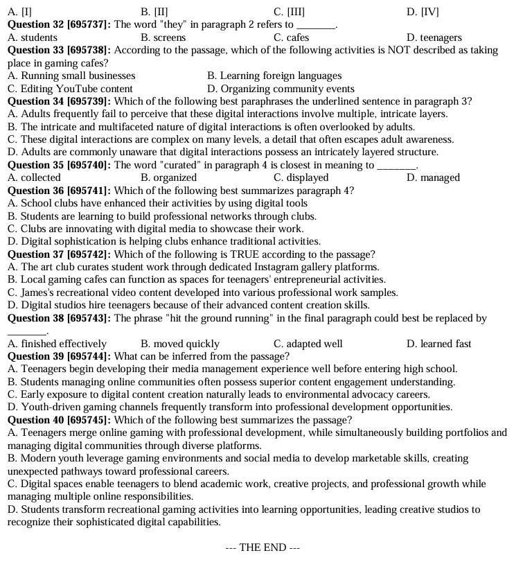 READING MULTIPLE CHOICE 06. Interactive worksheet | TopWorksheets