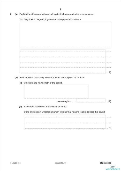 Physics: interactive worksheets and online exercises | TopWorksheets