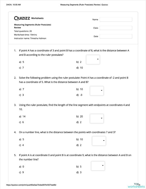 Geometry: interactive worksheets and online exercises | TopWorksheets