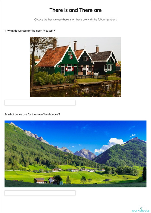 There is and There are. Interactive worksheet | TopWorksheets