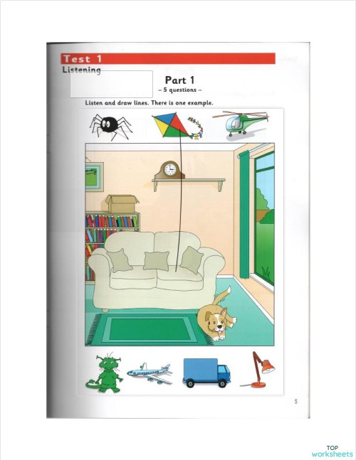 Starters 7 test 1. Interactive worksheet | TopWorksheets