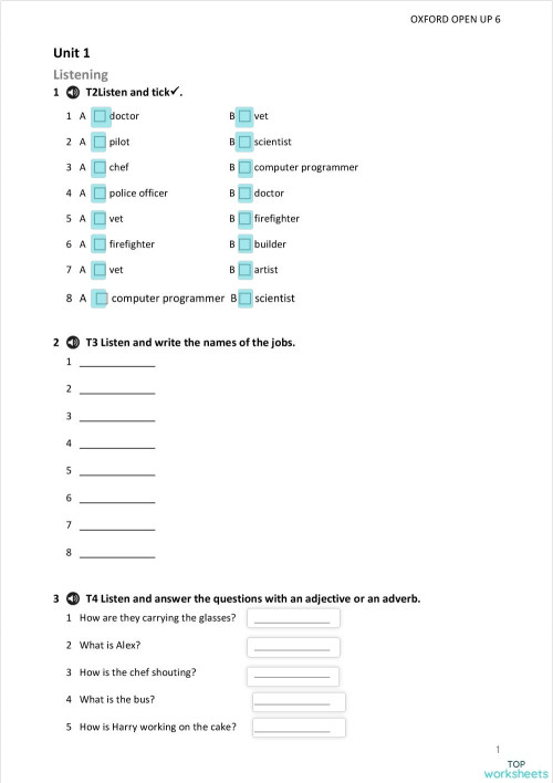 6th grade test Open Up 6. Interactive worksheet | TopWorksheets