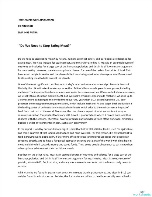 PM ENGLISH 2. Interactive worksheet | TopWorksheets