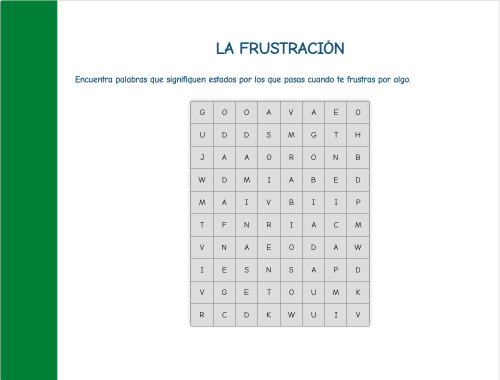 LA FRUSTRACIÓN. Ficha interactiva | TopWorksheets