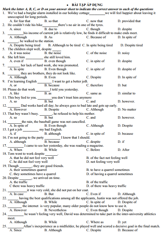 MODULE 10 : CONJUNCTIONS. Interactive worksheet | TopWorksheets