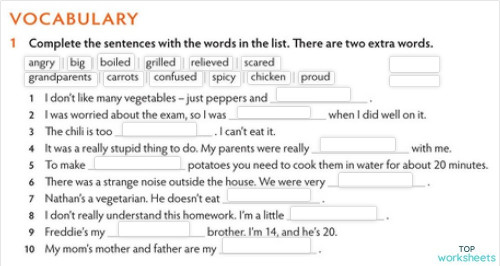 English Y2 EB_p3. Interactive worksheet | TopWorksheets