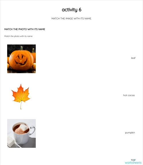 activity 6. Interactive worksheet | TopWorksheets