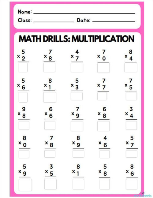 Multiplication by 10, 100 and 1000. Interactive worksheet | TopWorksheets