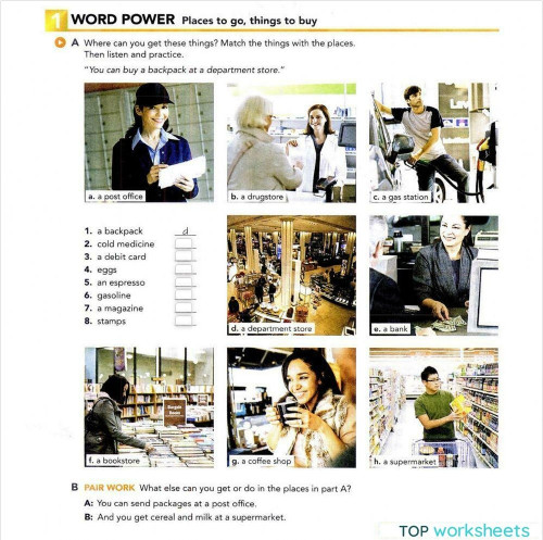Interchange 013 Workbook 01. Interactive worksheet | TopWorksheets