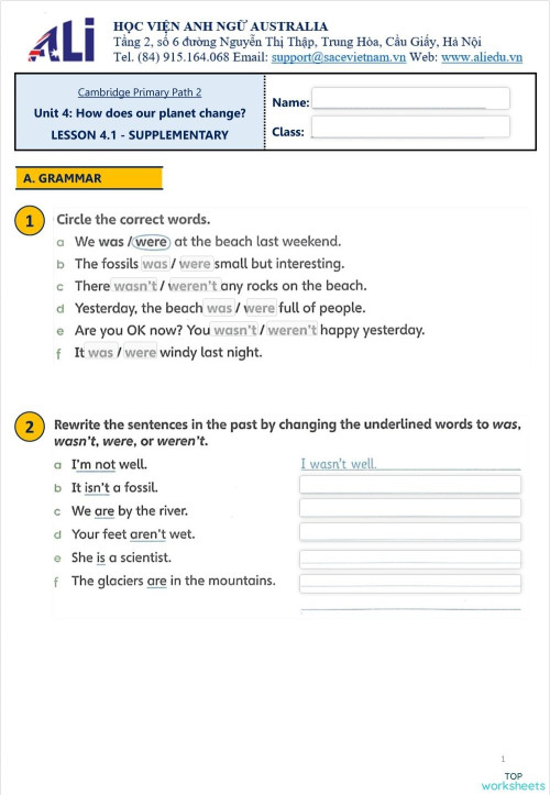 CP2_U4_L1_Supplementary. Interactive worksheet | TopWorksheets