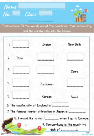 [WS1][S3]Review words Unit 4 (3/3). Interactive worksheet | TopWorksheets
