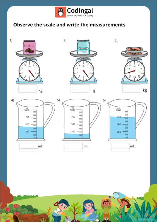 Capacity: interactive worksheets and online exercises | TopWorksheets