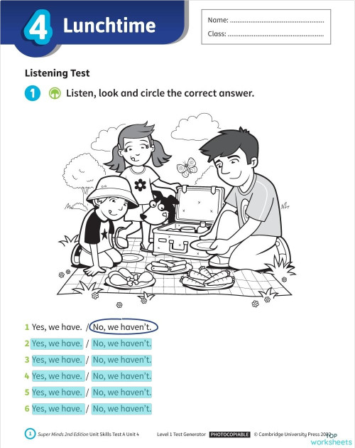 SM1 - Unit 4. Interactive worksheet | TopWorksheets
