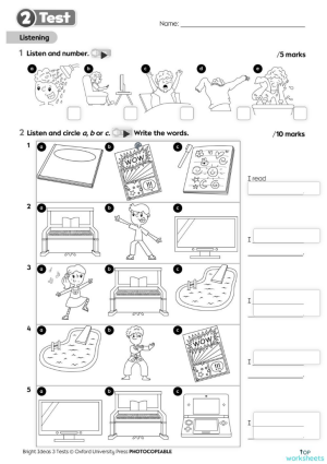 Bright Ideas 3 - Unit 2. Interactive worksheet | TopWorksheets