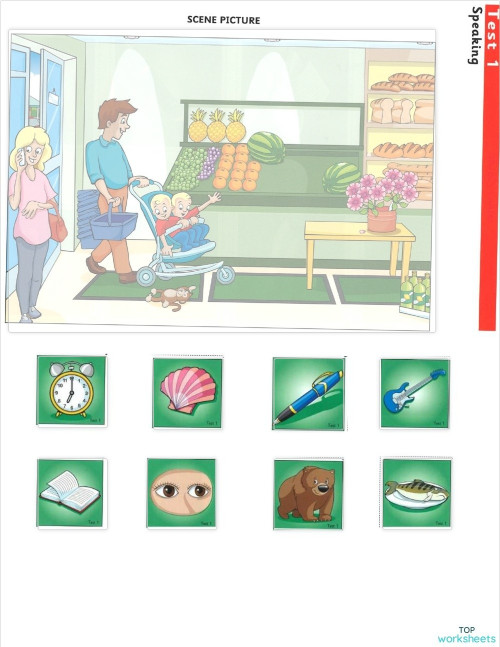 Starters - AEP1 - T1, 2, 3 - Speaking. Interactive worksheet ...