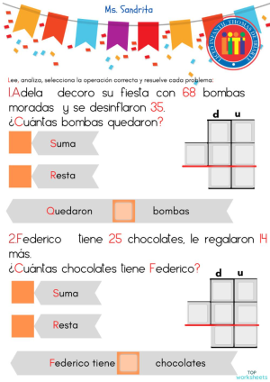 Diez más, diez menos. Ficha interactiva | TopWorksheets