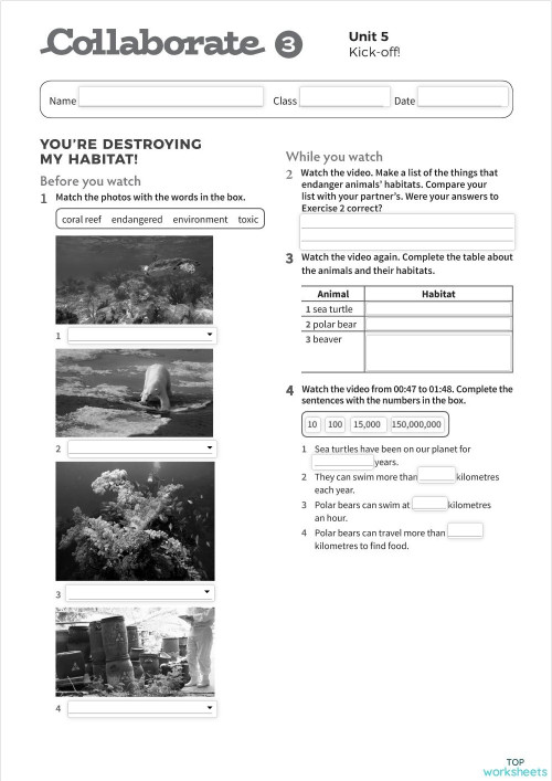 LISTENING FINAL TEST. Interactive worksheet | TopWorksheets
