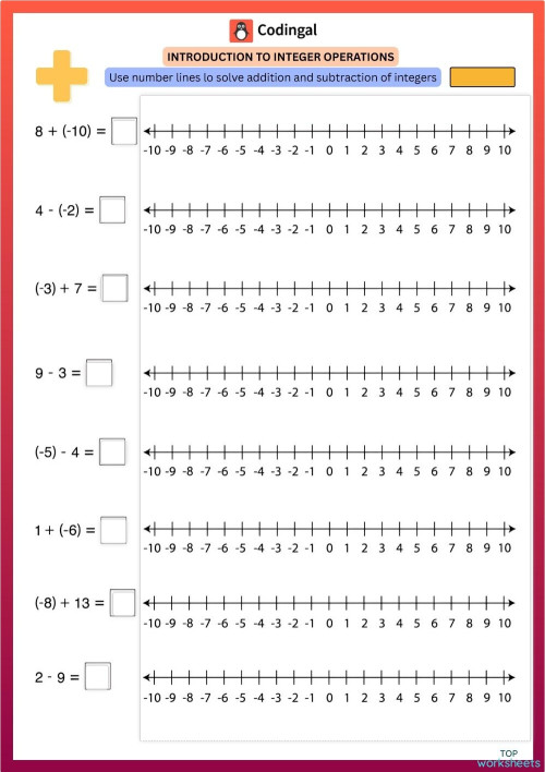 Math: interactive worksheets and online exercises | TopWorksheets