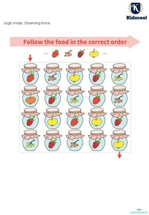 L3 - 2_0 Logic Maze Online Game. Interactive worksheet | TopWorksheets