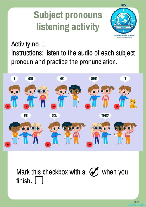 Indefinite pronouns. Interactive worksheet | TopWorksheets
