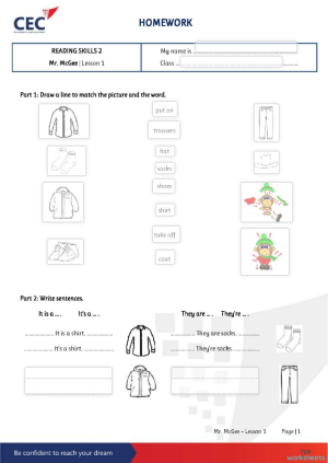RS2_Mr. McGee_Lesson 1_Homework. Interactive worksheet | TopWorksheets