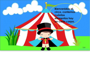 Ejercicio de conteo: Los elementos en el circo. Ficha interactiva ...