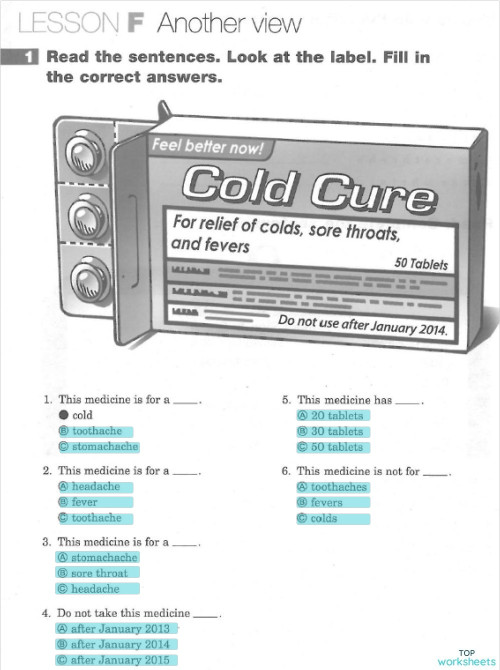 unit 4 starter F. Interactive worksheet | TopWorksheets