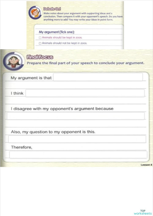 TOEFL Writing Practice. 🏼. Interactive worksheet | TopWorksheets