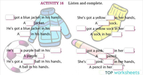 Interactive worksheets and online exercises in english | TopWorksheets
