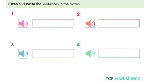 L11 - A2 - Let's, Listening and Writing. Interactive worksheet ...