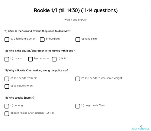 L Primary GG119. Interactive worksheet | TopWorksheets