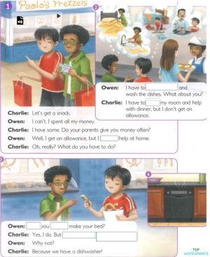 GS3_U3.1_Grammar 1_good class. Interactive worksheet | TopWorksheets