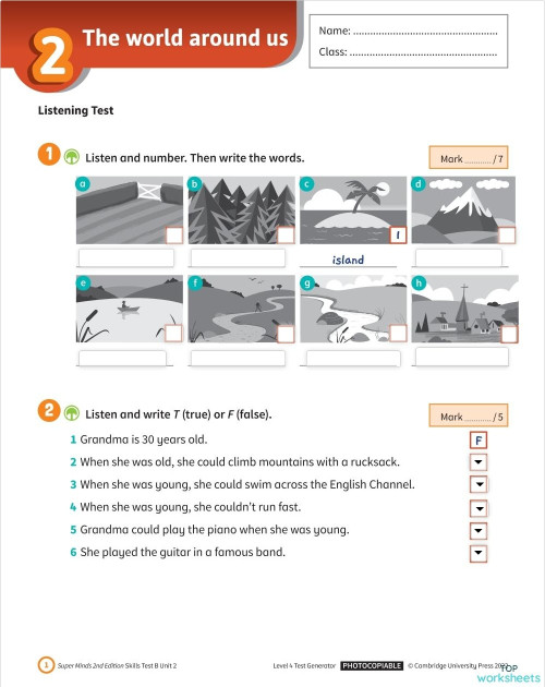 SM4 - Unit 2. Interactive worksheet | TopWorksheets