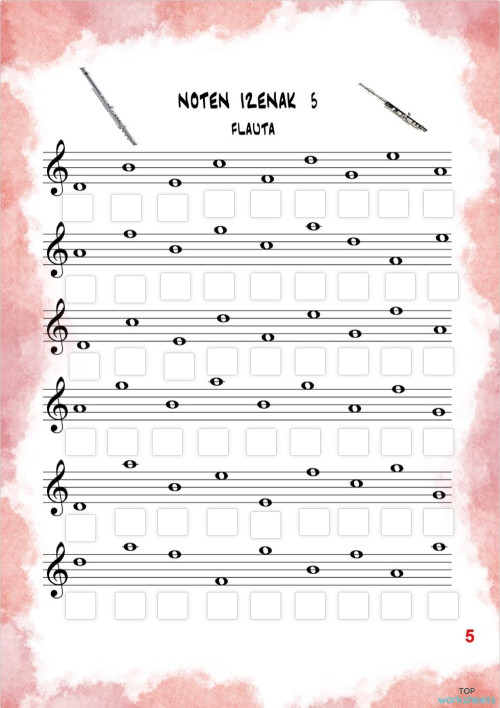 4. Maila FLAUTA 5. Interactive worksheet | TopWorksheets