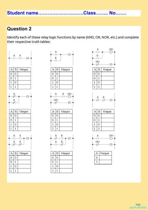 Data Processing 1. Interactive worksheet | TopWorksheets