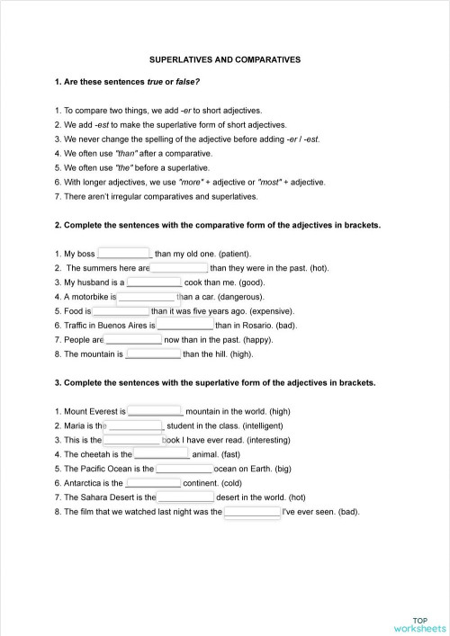 Extra practice 1. Interactive worksheet | TopWorksheets