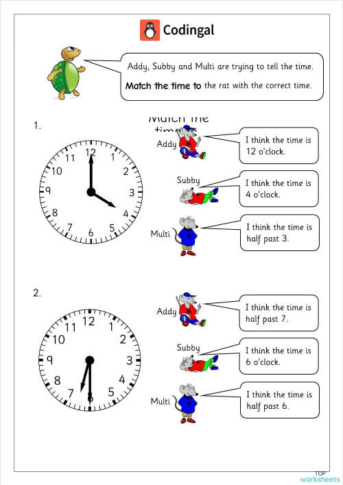 M_G02M15L66_WA01_Telling and Writing Time on an Analog Clock ...