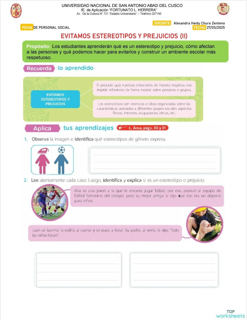 Actividad Igualdad Y Desigualdad Ficha Interactiva Topworksheets