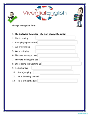 ch3 change to negative and interr.. Interactive worksheet | TopWorksheets