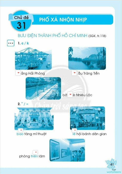 Bài 2: Bưu điện Thành phố Hồ Chí Minh. Interactive worksheet ...