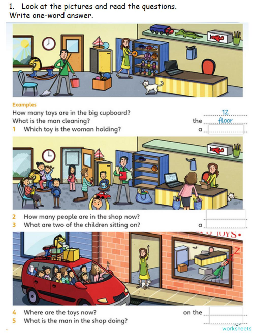 readingtwo. Interactive worksheet | TopWorksheets