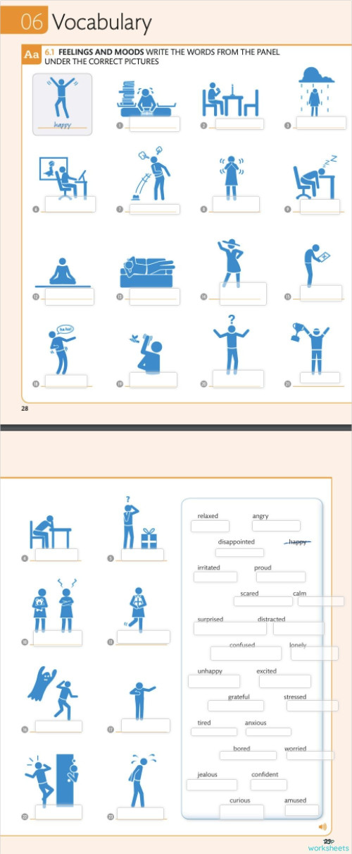 Let's go 2 Unit 1 At School. Interactive worksheet | TopWorksheets