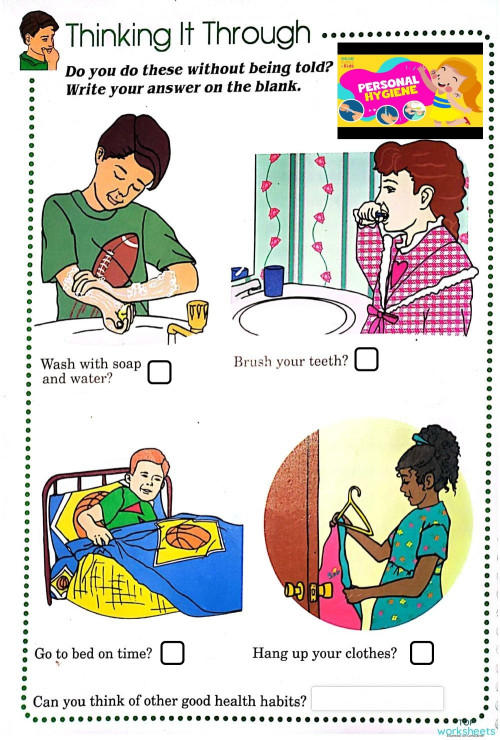 Health worksheet. Interactive worksheet | TopWorksheets