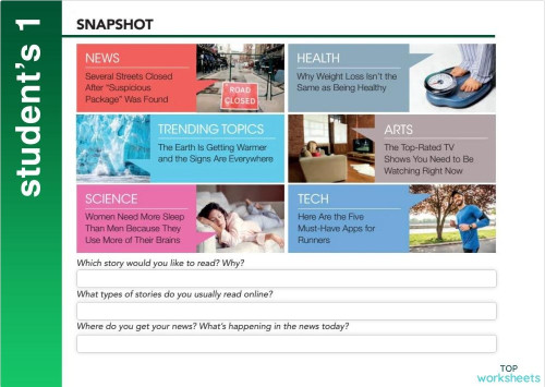 IC305 student's 01. Interactive worksheet | TopWorksheets